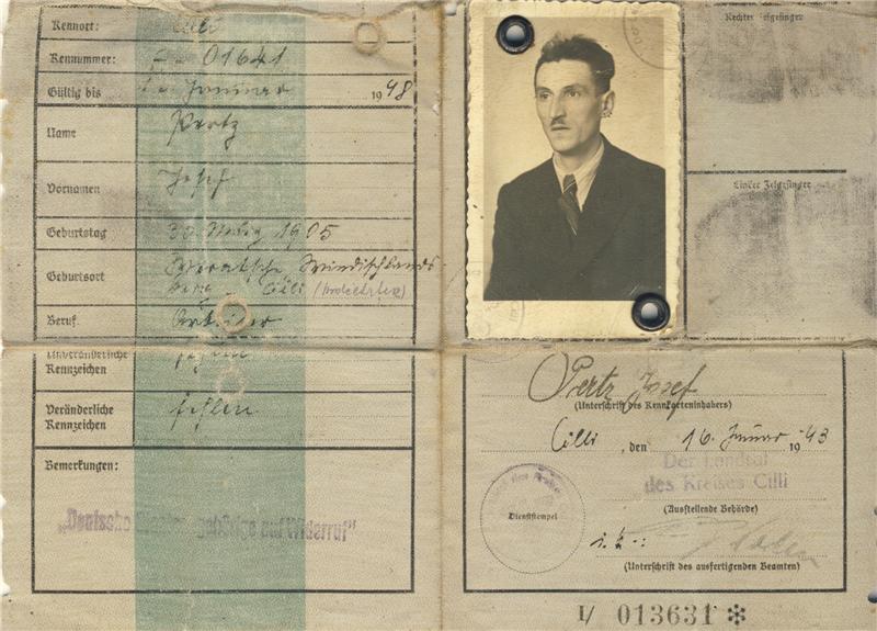 Kennkarte (Celje, 1943) | Museums.EU